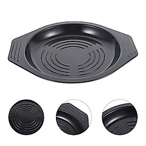 Home Decor Home Decoration 2Pcs Melamine Korean Cooking Stone Bowl Trivet Dolsot Ttukbaegi Stone Bowl Tray Hot Pot Mat for Bibimbap Korean Food and Soup 23.5X20X2.5CM Home Decor Plastic Tray