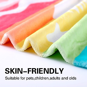 DUISE Soft Flannel Throw Blanket Magic Glowing Jellyfish Underwater All Season Warm and Cozy Quilt Blanket for Bed Sofa Couch Lightweight Travelling Camping 50"x60" Throw Size for Kids Boys Women