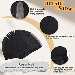 NAYOO Long Dark Brown Wavy Wig for Women Synthetic Curly Middle Part Wig Natural Looking Heat Resistant Fibre for Daily Party Use 26 Inch (Dark Brown)