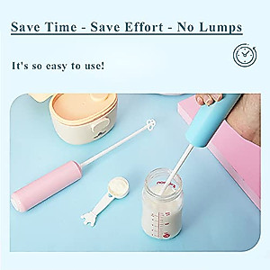 WAN-WAN Formula Mixer - Milk Powder Blender Stirrer - Handheld Mini Electric Mixer - Drink Mixer - Suitable for use above 4fl.oz
