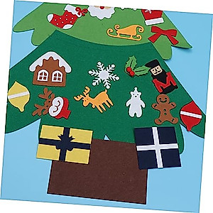 Abaodam Christmas Decor Christmas Tree Decor Christmas Ornaments Christmas Manual Felt Accessories Decorate Green ations Christmas Tree Decor