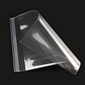 UUYYEO 100 Pcs Clear Plastic Cello Bags - Sealable, Transparent, Resealable, Self-Sealing, 5 x 7in