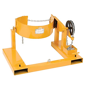 Global Industrial 1500 Lb. Capacity Forklift Tilting Drum Dumper