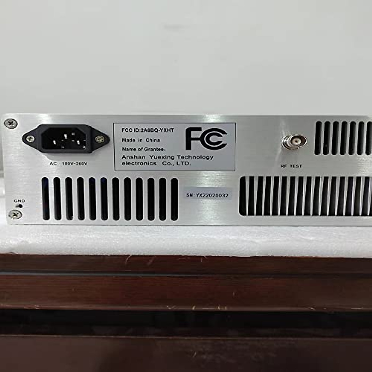 FCC Certified FM Transmitter for Church 50W Broadcast Transmitter with Cable and Antenna FCC ID is 2A6BQ-YXHT