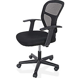 JTSQ Office Chair Computer Desk Black Ergonomic Executive Mesh Chair Gaming Chair Office Chair Desk Chair Computer Chair Home Office Desk Chairs Gamer Chair Office Chairs Rolling Chair
