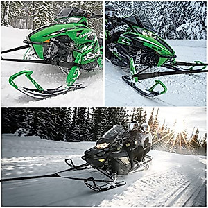 Botepon Snowmobile Tow Strap with Hook, Tow Rope, Quick Hook Up and Tow Easilly for Snowmobile, Sled, Skidoo or ATV, Snowmobile Accessories, Snowmobile Safety Kit(10 feet)