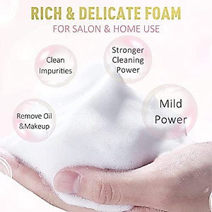 EMEDA Lash Shampoo for Lash Extensions 100ml /3.38 fl.oz Eyelash Extension Cleanser Foam Soap Lash Bath for Eyelash Extensions Home Salon Use
