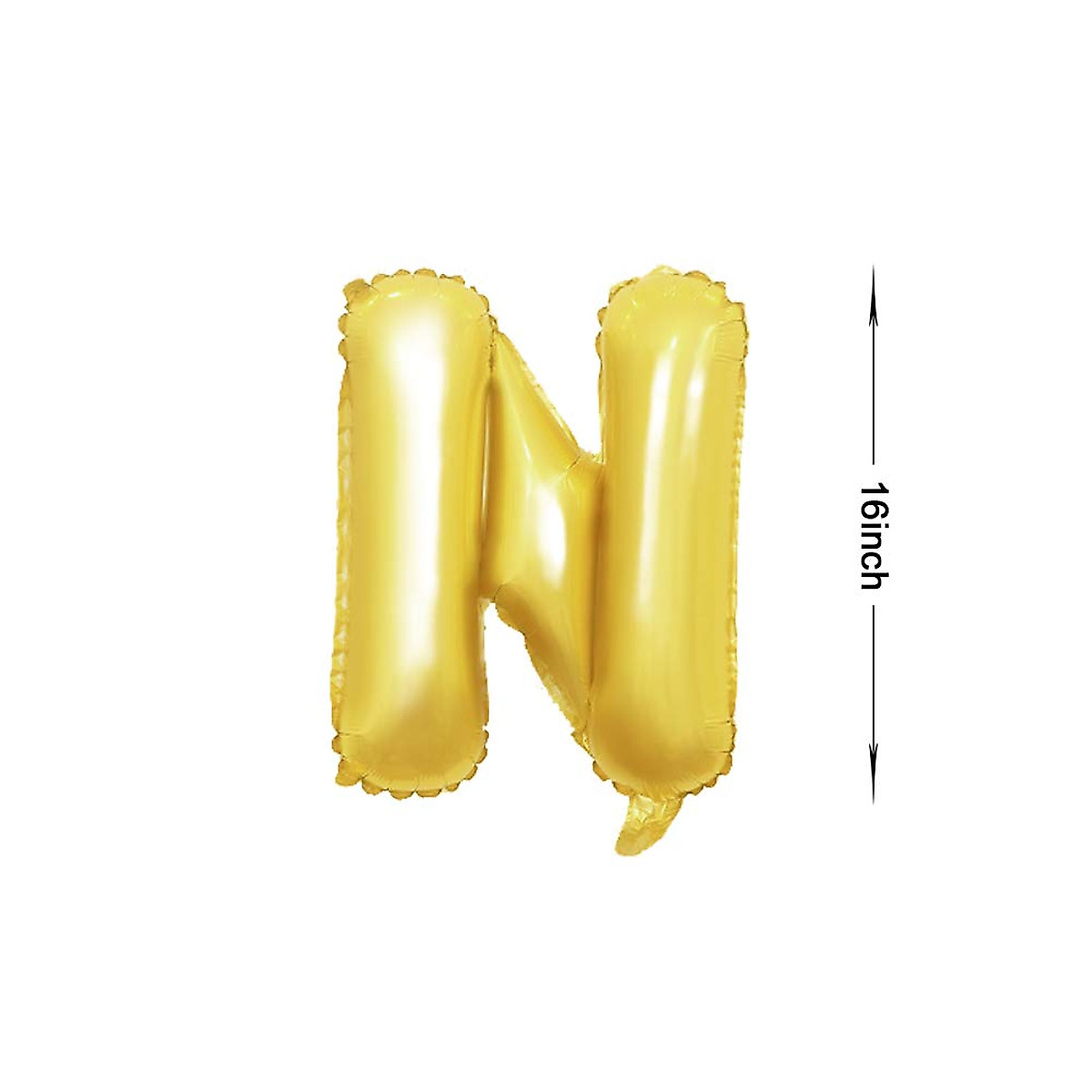 AnnoDeel 16inch NO BOYS ALLOWED Foil Balloons Banner, Gold Letter Mylar Balloon for Women Bride Bacheloretter Banner Party Decoration