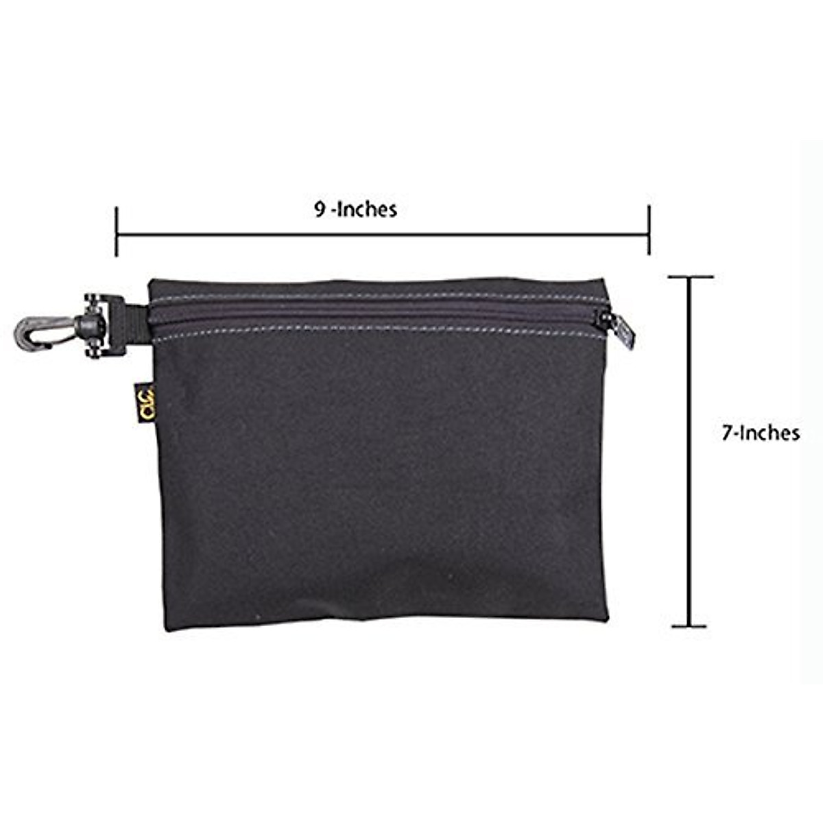 Omura Multi-Purpose Clip-on Zippered Pouches