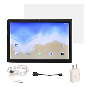 Vikye HD Tablet,10.1 Inch HD Display Tablet, Octa Core 8GB RAM 128GB ROM Gaming Tablet, 4G LTE, Dual Camera, 5800mAh Battery