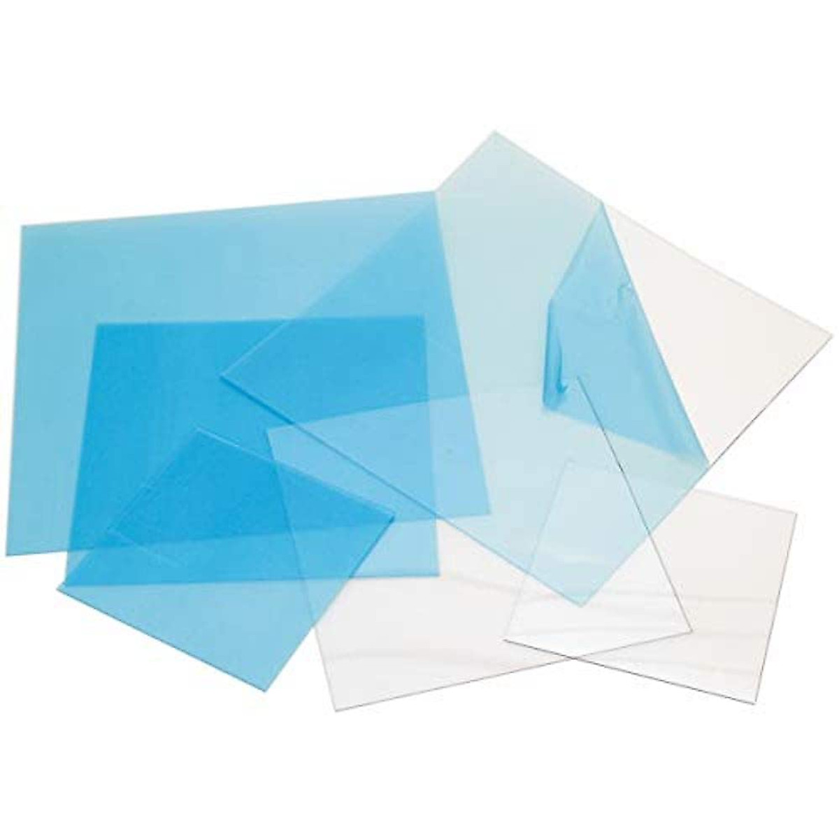 Grafix Ultra Clear .020 Plastic, Durable and Archival Film, Perfect for DIY Crafts, Stencils, Journals, Cards, 3D Embellishments, and More, 12" x 12", 4 Pack, (K20CP1212-4)