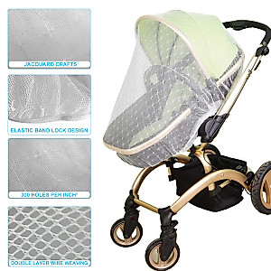 Mosquito Net for Baby Stroller | Bug Net for Infant Carriers Car Seats Cradles, Crib, Pack and Play, Bassinet, Playpen | Premium Infant Protection net for Summer Infant, Graco, Baby Jogger, Chicco