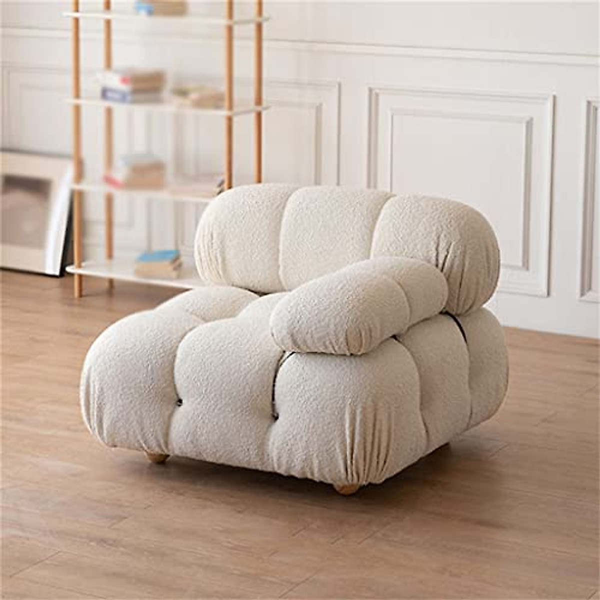 sgzyl Tofu Block Sofa Furniture Lambswool Simple Cream Style Fabric Modular Sofa Sofa