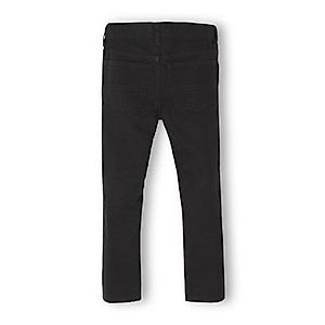 The Children's Place boys Stretch Skinny Jeans, Black Wash Single, 8 US