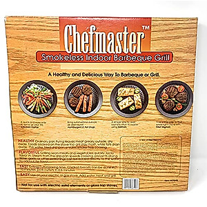 Chefmaster 13-Inch Smokeless Stovetop Barbecue Grill