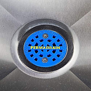 DrainShield 3.5" Commercial Sink Strainer that Locks