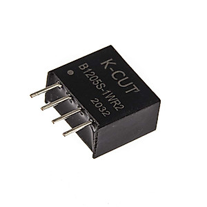 Bridgold 2pcs B1205S-1WR2 B1205S DC/DC Converter Input 12V Output 5V Isolation Power Supply Module Step Down High Efficiency Module Receivers，1W
