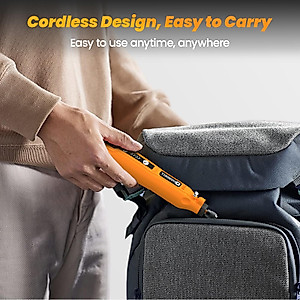 HARDELL Mini Cordless Rotary Tool, 5-Speed and USB Charging Rotary Tool Kit with 55 Accessories, Multi-Purpose 3.7V Power Rotary Tool for Sanding, Polishing, Drilling, Etching, Engraving, DIY Crafts