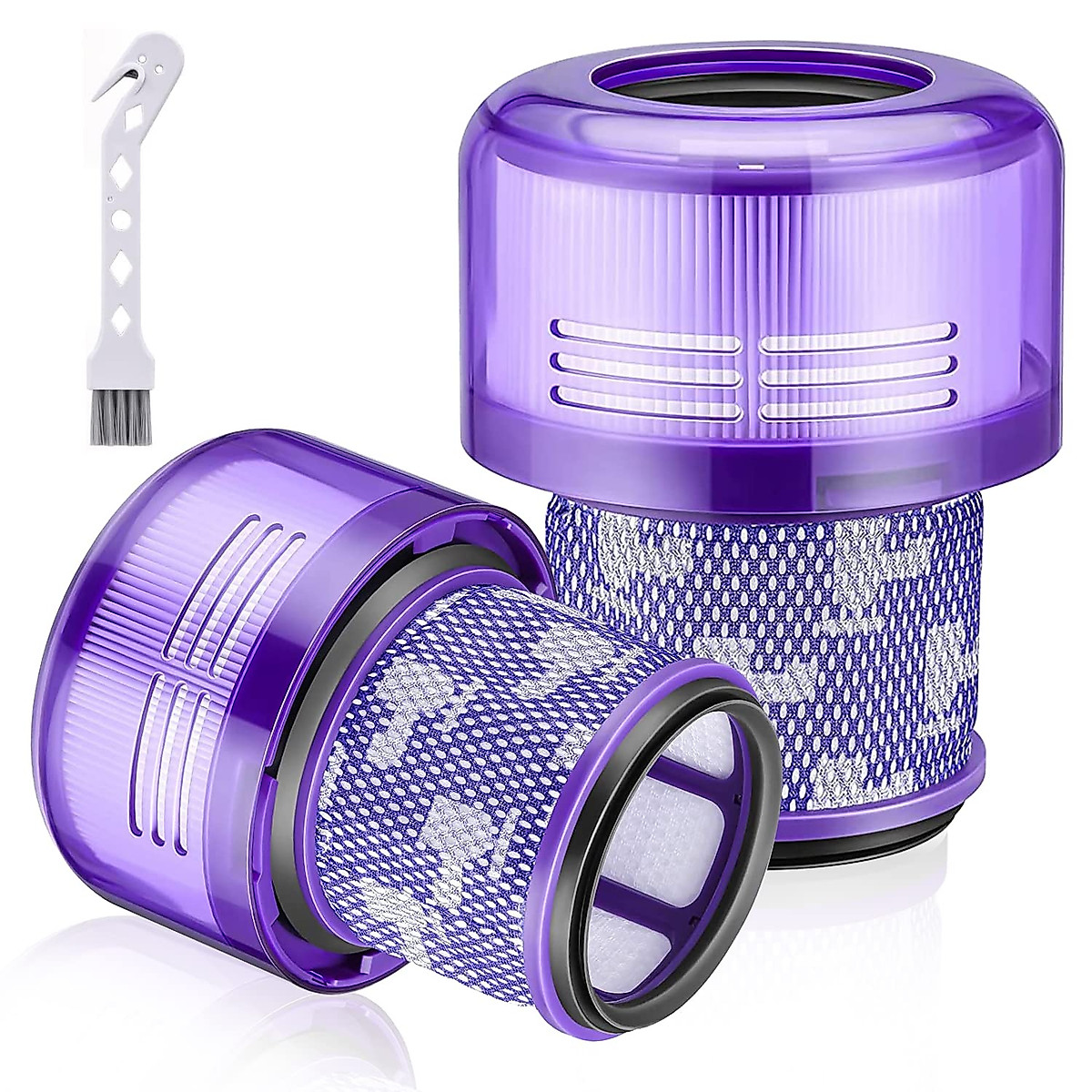 2 Pack Replacement V11 Filters for V11 Torque Drive V11 Animal V15 Detect Vacuum, Replace Part 970013-02
