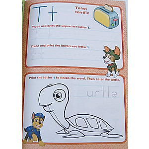 Pup Patrol Alphabet Pre-K Learning Workbook