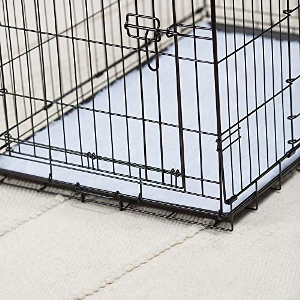 Precision Pet Products Two Door Provalue Wire Dog Crate, 30 Inch, For Pets 30-50 lbs, With 5-Point Locking System
