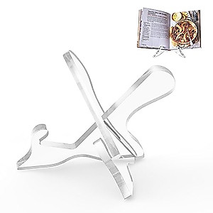 AOLDHYY Cookbook Stand, GMFINE Plate Stand Cookbook Recipe Book Holder Cook Boo Garden Sculpture Outdoor Decoration