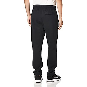 Nike Men's NSW Club Pant Open Hem, Black/Black/White, 4X-Large