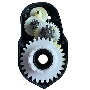 24V555 18000RPM Gearbox ，for Children's Electric Car Large Axle Hole, 24 Volt Motor with Gear Box for Disney Pink Princess Carriage Kids Ride On Car Parts