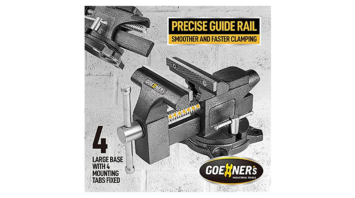 Heavy Duty Bench Vise for Woodworking & DIY Projects