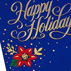 Hallmark Boxed Christmas Cards Assortment, Festive Foil (40 Cards and Envelopes)