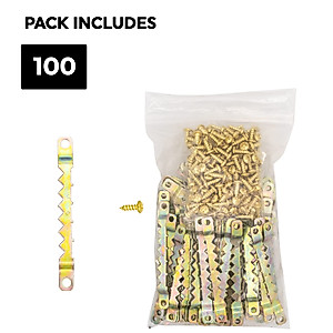 100 Sawtooth for Staples or Screws 3 Inches Long