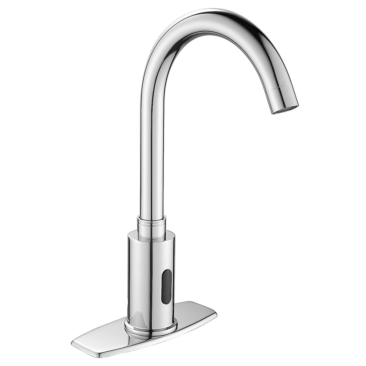 Touchless Bathroom Faucet 3 or 1 Hole, Motion Sensor Sink Faucets Hospital Hands Free Water Faucet with Temperature Mixer, Automatic Faucet Commercial Vanity Faucet Banhao