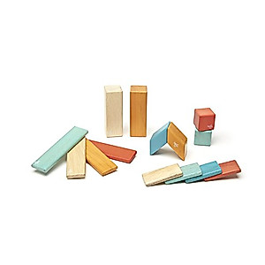 14 Piece Tegu Magnetic Wooden Block Set, Sunset