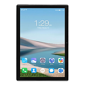 Haofy HD Tablet 5G WiFi Gray 100-240V Dual Speakers 2 in 1 Tablet PC Octa Core CPU 8GB RAM 256GB ROM for Study for Work for Android 12.0 (US Plug)