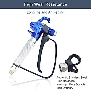 Airless Paint Spray Gun Sprayer High Pressure 3600 PSI 517 Nozzle Tip