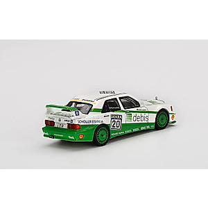 True Scale Miniatures Model Car Compatible with Mercedes-Benz 190E 2.5 16 Evolution II 1991 DTM Zakspeed #20 1/64 Diecast Model Car MGT00366