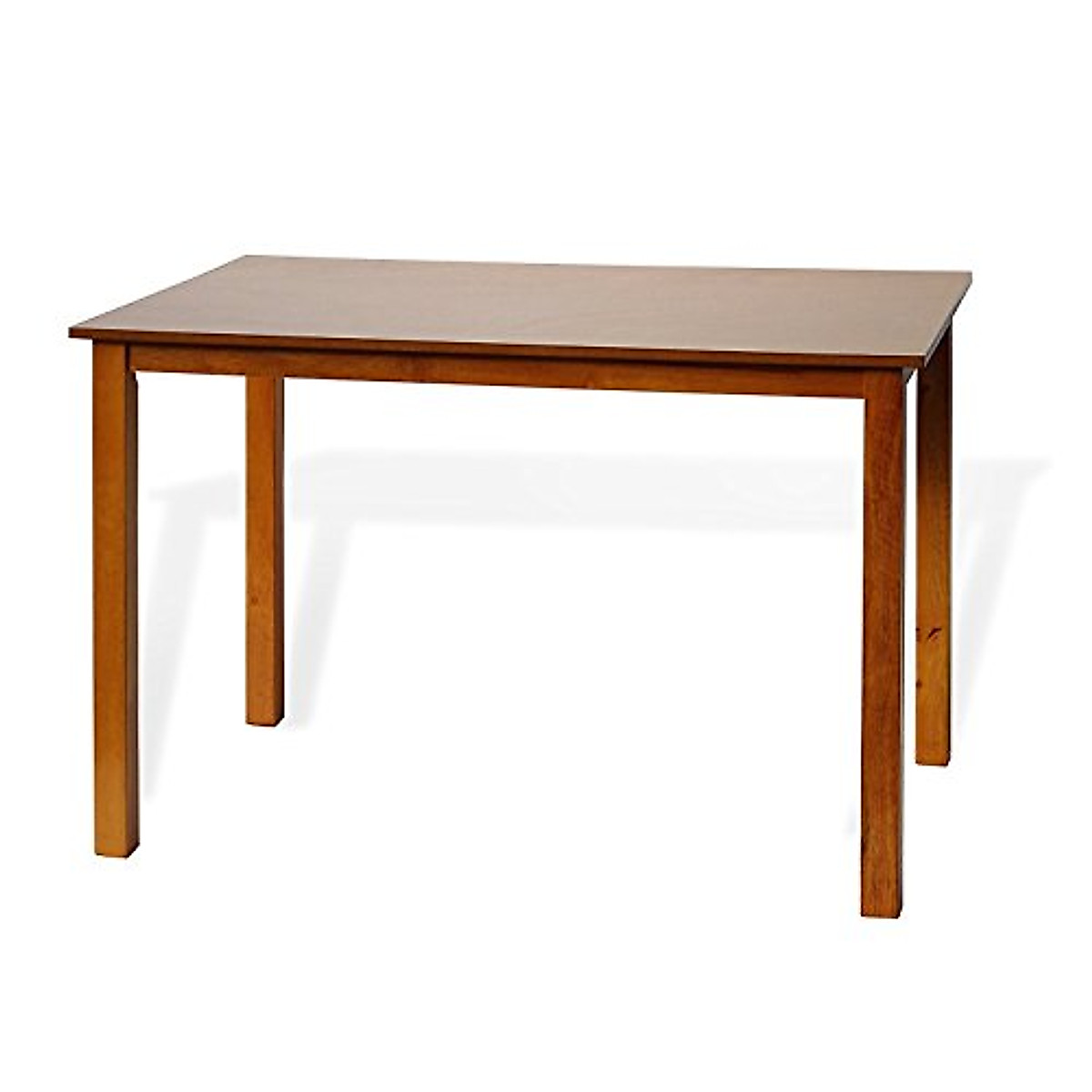 Dining Kitchen Set of 5 Rectangular Dining Table and 4 Side Warm Chairs Wood, Maple