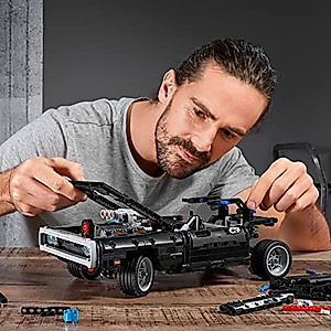 LEGO Technic Fast & Furious Dom's Dodge Charger 42111 Building Toy - Racing Car Model Building Kit, Iconic Movie Inspired Collector's Set, Gift Idea for Kids, Teens, and Adults Ages 10+