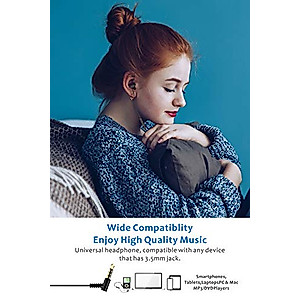 Sleep Earbuds, Hearprotek 2 Pairs Ultra Soft Lightweight Silicone Sleeping Earphone Headphones with Volume Control and mic for Side Sleeper, Snoring, Air Travel, Relaxation (Black)