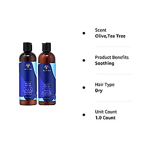 As I Am Dry & Itchy Scalp Care Shampoo and Conditioner 12oz