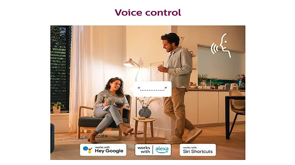 Philips Wi-Fi Smart LED Bulbs 4-Pack | Color & Tunable White Light