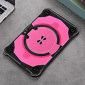 Zopsc 7in Kids Tablet for Android10 2.4G 5G WiFi IPS Smart Tablet GPS Support 500W 800W 4GB 32GB MT6592 Octa Core 5000mAh 1960 1080. (Pink)