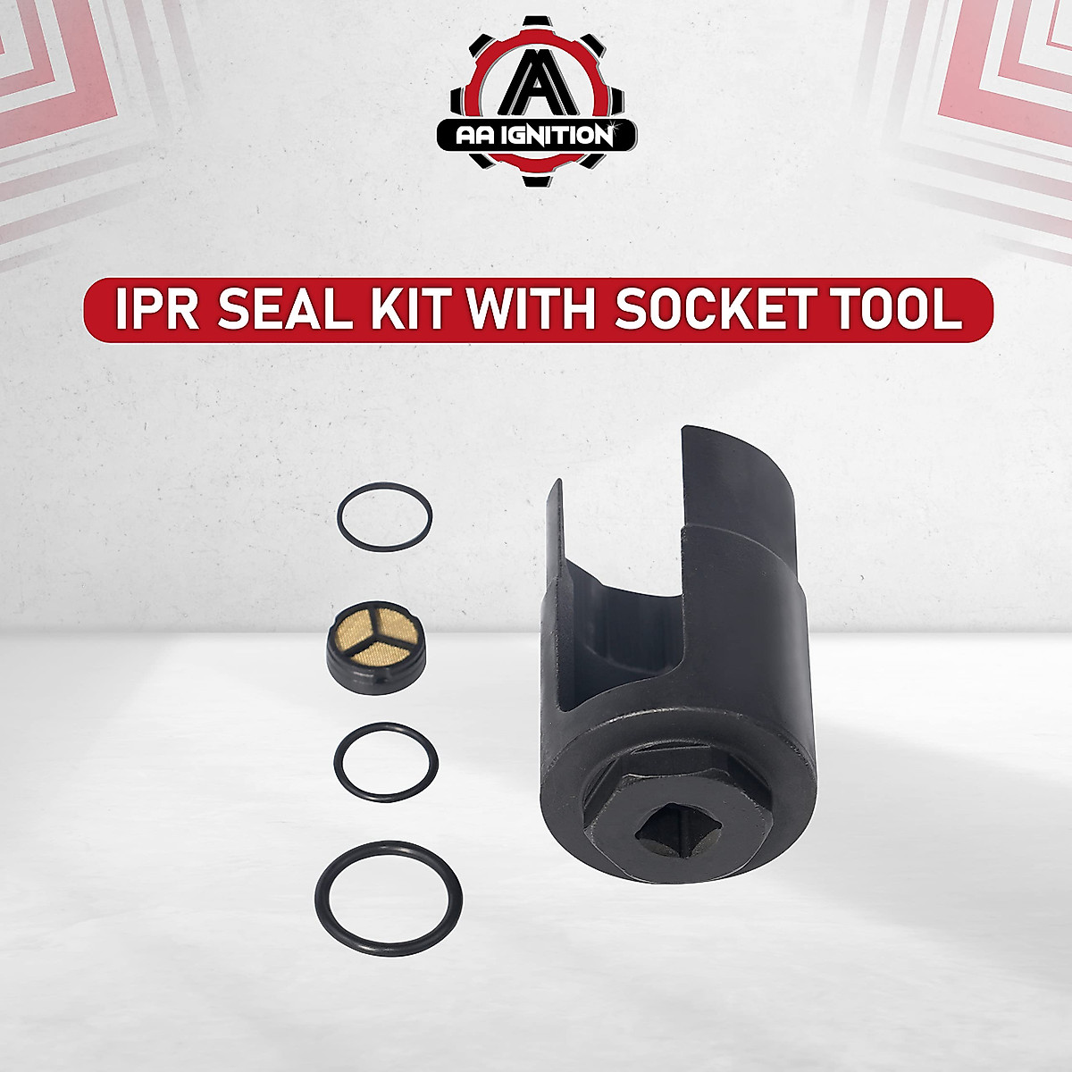 IPR Socket Tool Screen Kit - Compatible with Ford Powerstroke 6.0L Vehicles - F-250, F-350 Super Duty, Excursion, E-350 - Replaces 3C3Z9H529A, 904-415, 3C3Z-9H529-A, Injection Pressure Regulator