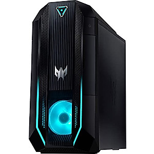 Acer Predator PO3-630 Gaming Desktop PC (Intel i7-11700 8-Core, 32GB RAM, 2x1TB PCIe SSD RAID 0 (2TB), GeForce RTX 3070, WiFi, Bluetooth, Backlit KB, HDMI, USB 3.2, Display Port, Win 10 Pro)