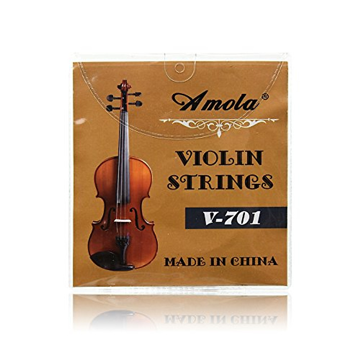 3 Packs Full Set Replacement Stainless Steel 4/4 Size Violin Strings E A D G