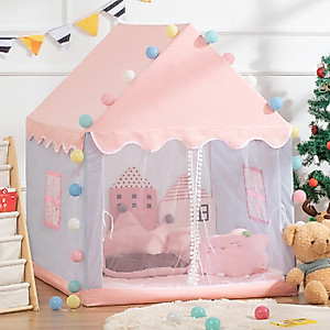 Kids' Play Tents Children's Tent Indoor Outdoor Princess Girls' Game House Small House Child Castle Separate Bed Divine Tool Toy House