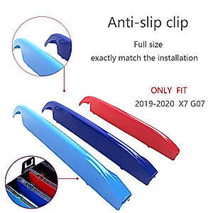 Lanyun for 2019-2023 X7 G07 Grill Accessories m Color Grill Insert Trims Grill Stripes fit 2019 G07 Grill with 7 Vertical Beam
