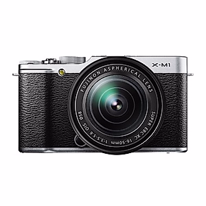 Fujifilm X-M1 Compact System 16MP Digital Camera with 3-Inch LCD Screen - Body Only (Silver)