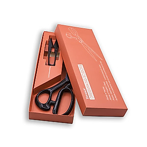 Left-Handed Dressmaking Scissors by Tressor - Dressmaker fabric Shears Stainless Steel - Tailor's Scissors for Cutting Fabric, Leather TS-001-L-1