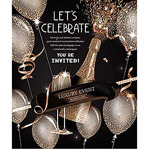 Ancoo 6 Rolls Rose Gold Curling Ribbon Rose Gold Balloon Ribbon Roll Gift Wrapping Curling Ribbon, 60m